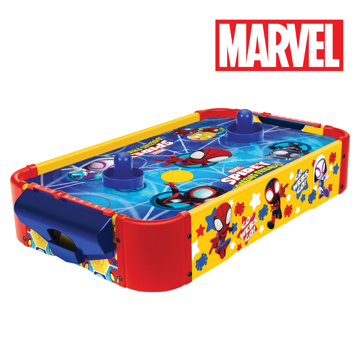 Spidey and His Amazing Friends Wooden Electronic Air Hockey Table ...